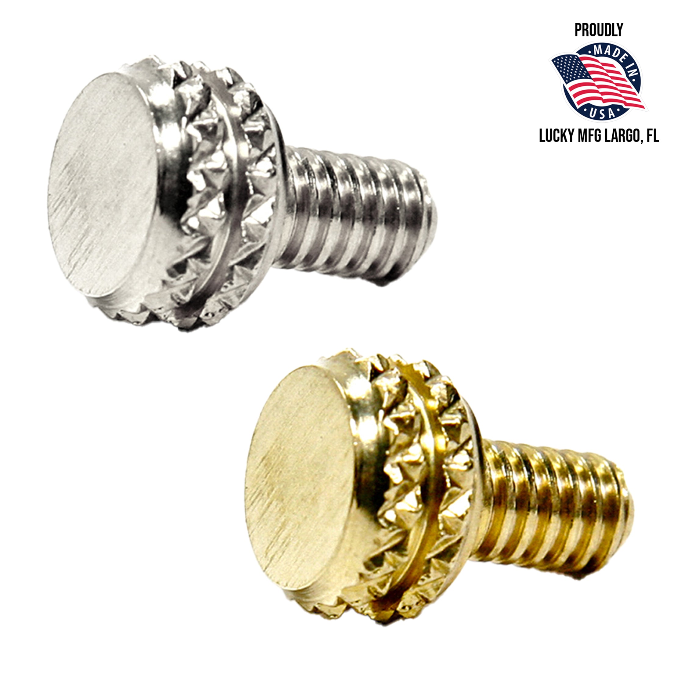 Double Knurled Binding Post Screws – LuckySupplyUSA