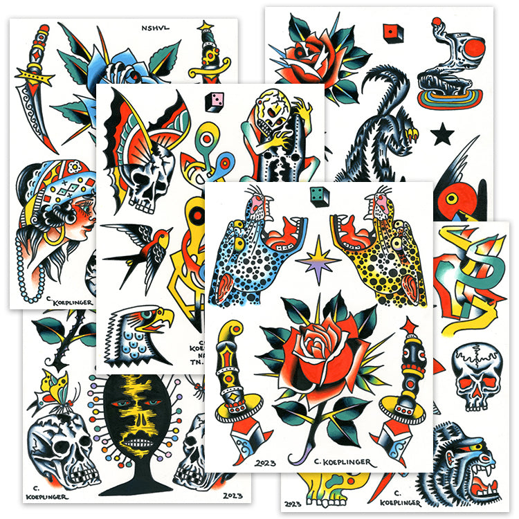 Chad Koeplinger Flash Sheets Set – LuckySupplyUSA