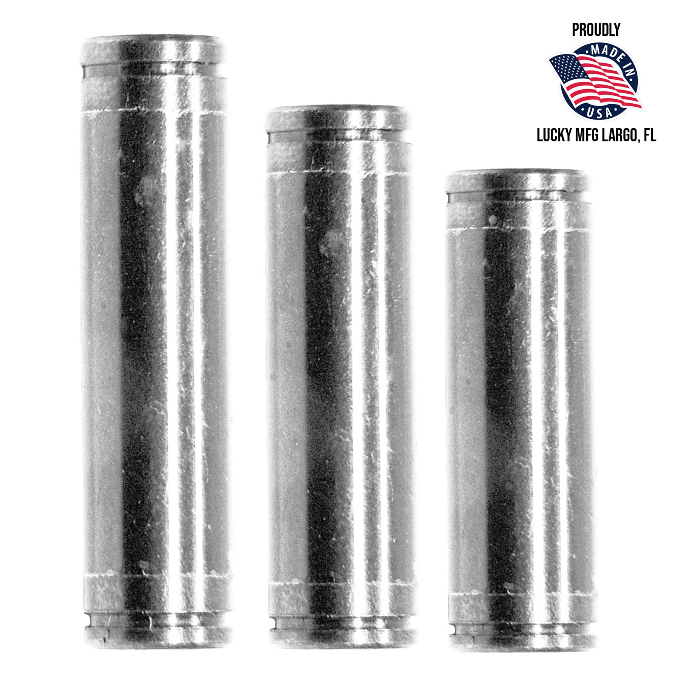 USA Made Leaded Carbon Steel Coil Cores Nickel Plated (5/16) | Lucky ...