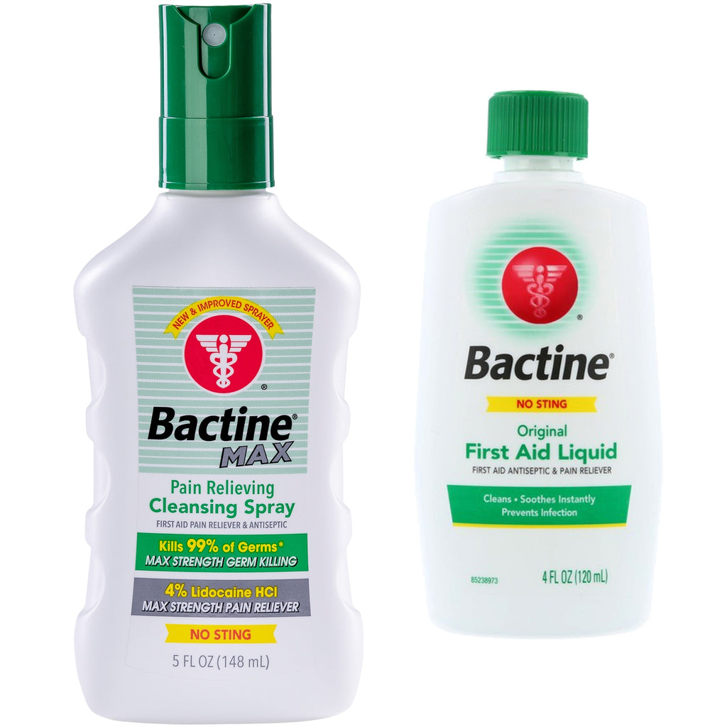 Bactine Max Cleansing Spray & Liquid