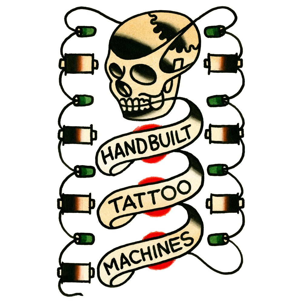 Tattoo Machine Flash Art