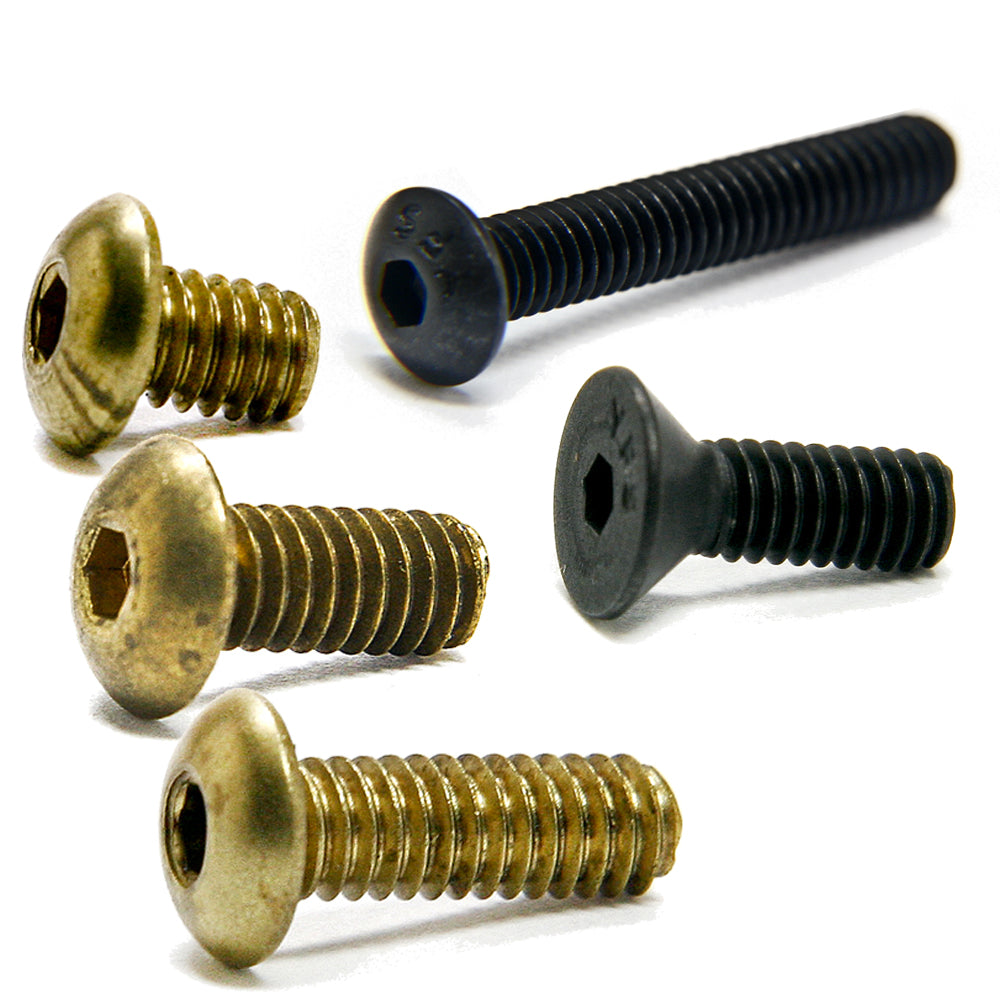 Flat & Button Head Screws – LuckySupplyUSA